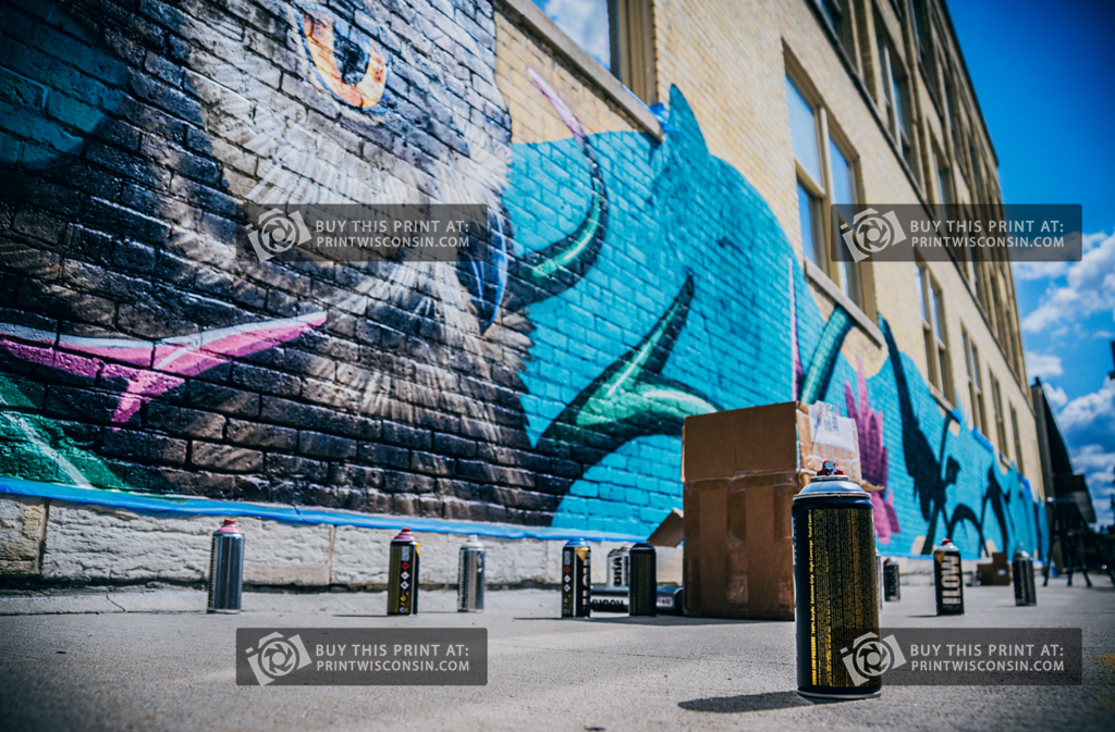 River of Life (In Progress) – Ivan Roque’s Mural on River Street ...